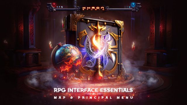 RPG Interface Essentials Map Menu Principal Menu - a premium asset pack to build games with ...